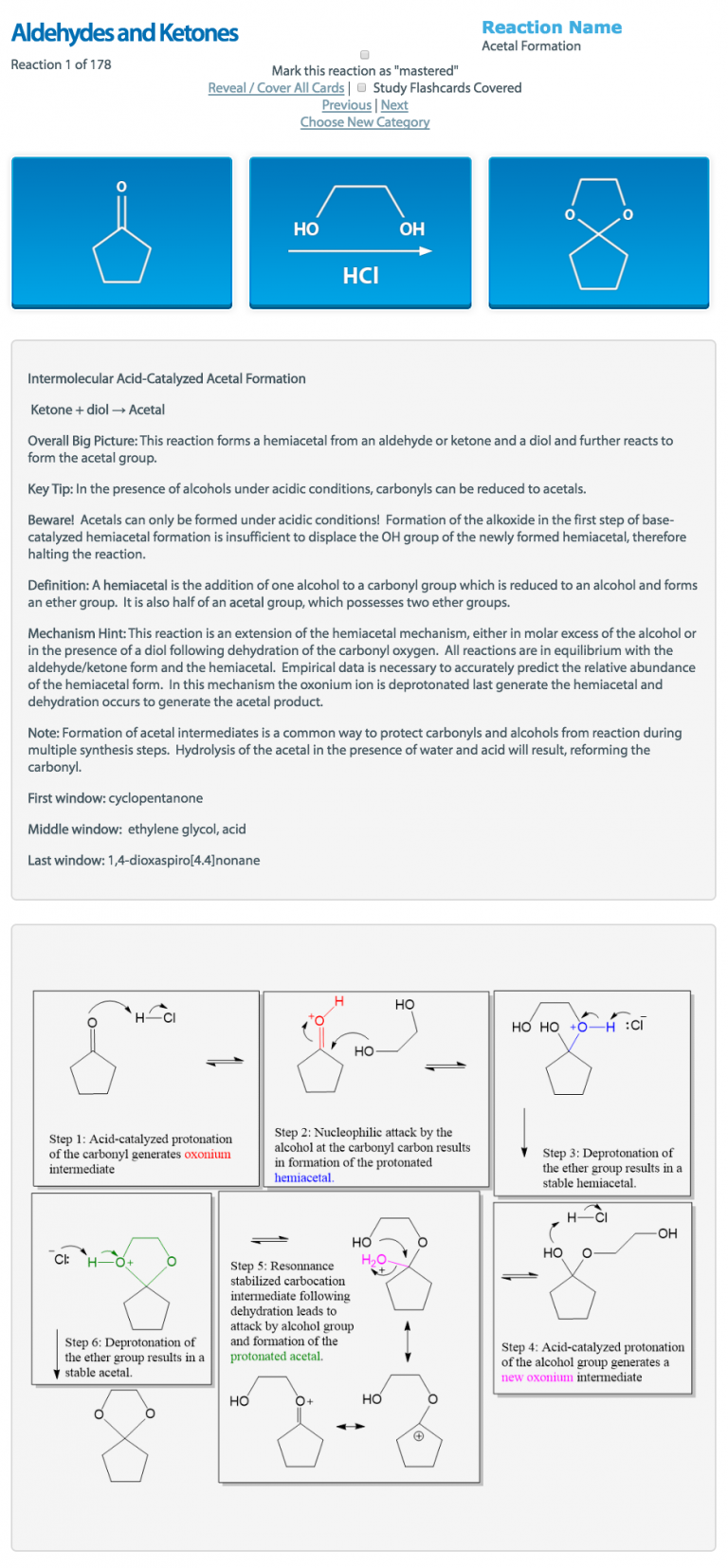 Learning Reactions FAST!